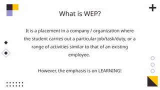 Year 11 Work Experience Program (WEP).pptx