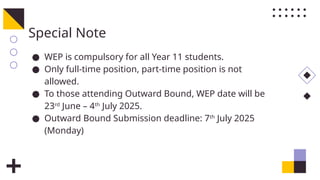 Year 11 Work Experience Program (WEP).pptx