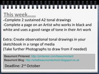 Year 12 art tonal drawings | PPT