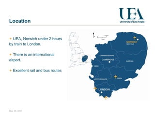 Introduction to the University of East Anglia | PPT