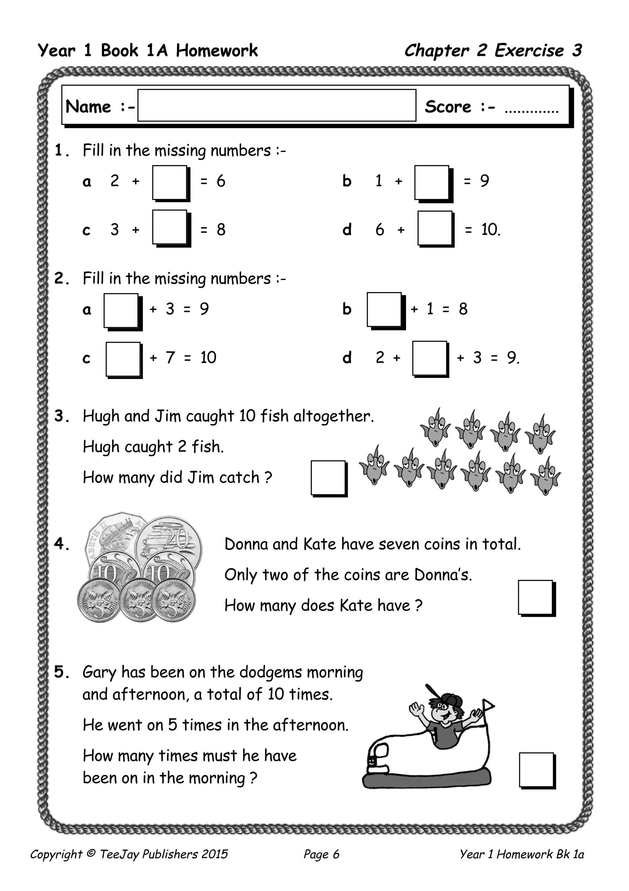 Year 1a Homework Pack sample AUSTRALIA | PDF