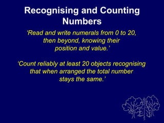 Year 1 Numeracy Workshop Slideshow | PPT