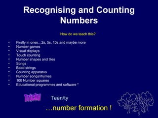 Year 1 Numeracy Workshop Slideshow | PPT