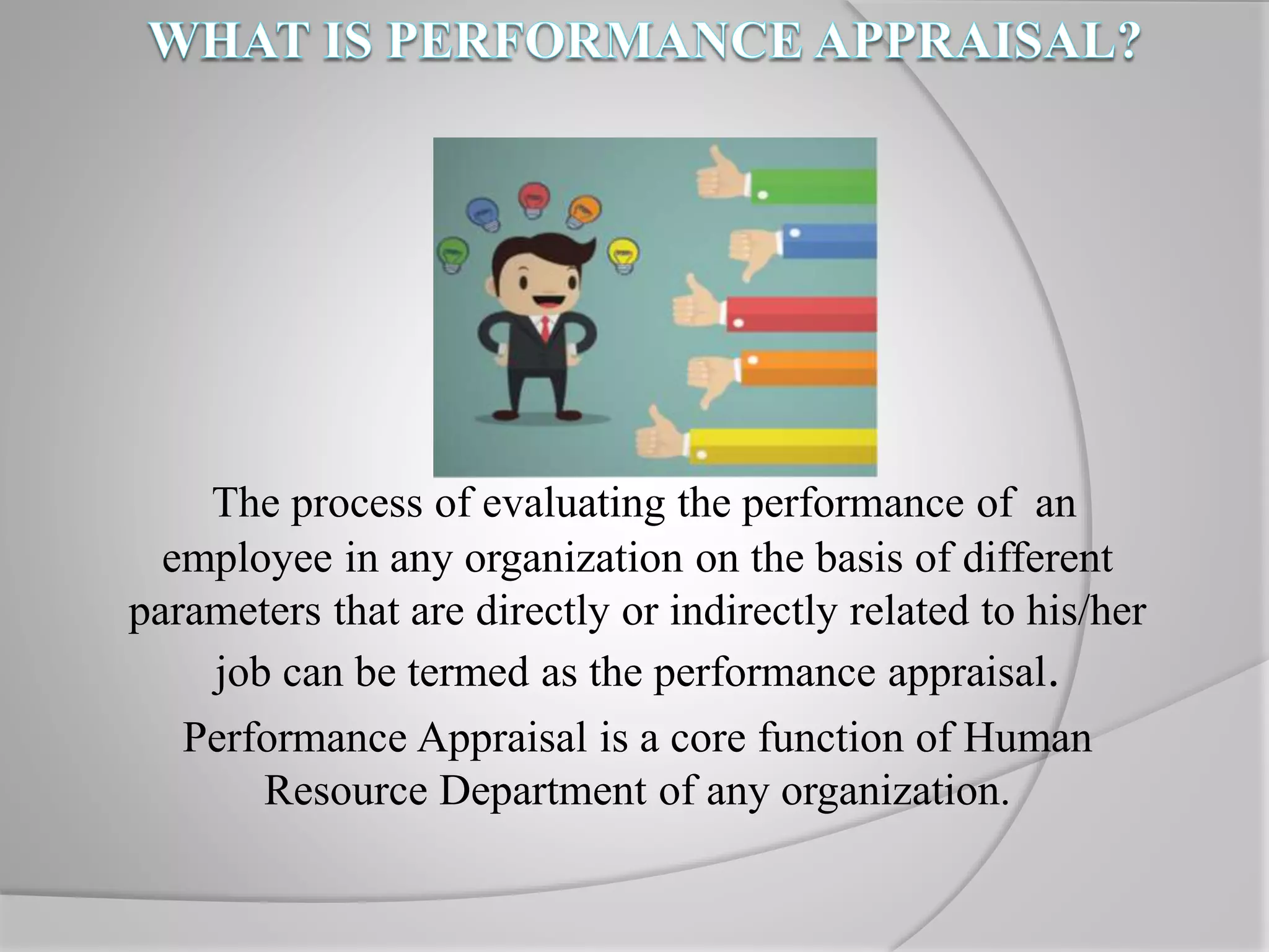 Year 2021's performance appraisal | PPTX
