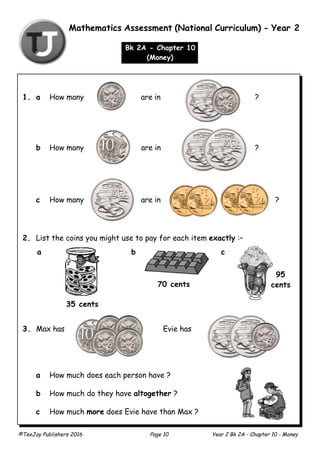 Australian Year 2 Assessment Sample | PDF