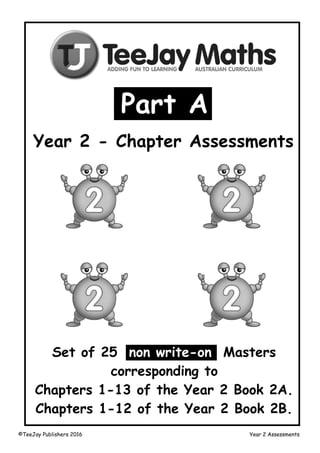 Australian Year 2 Assessment Sample | PDF
