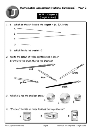 Australian Year 2 Assessment Sample | PDF