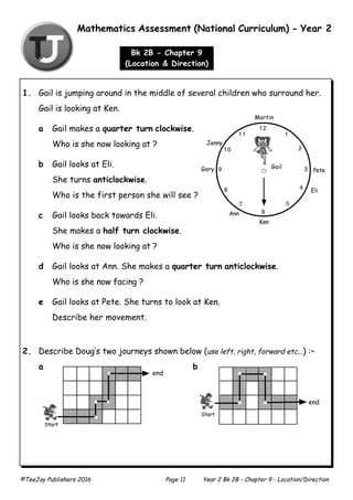 Australian Year 2 Assessment Sample | PDF