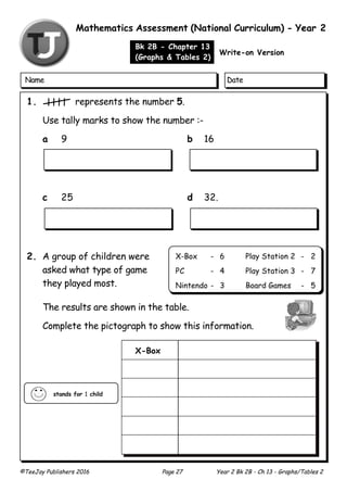 Australian Year 2 Assessment Sample | PDF