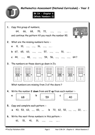 Australian Year 2 Assessment Sample | PDF