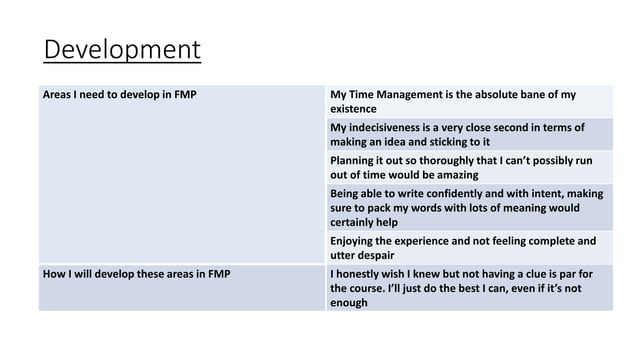 Year 2 FMP Grade Response | PPT