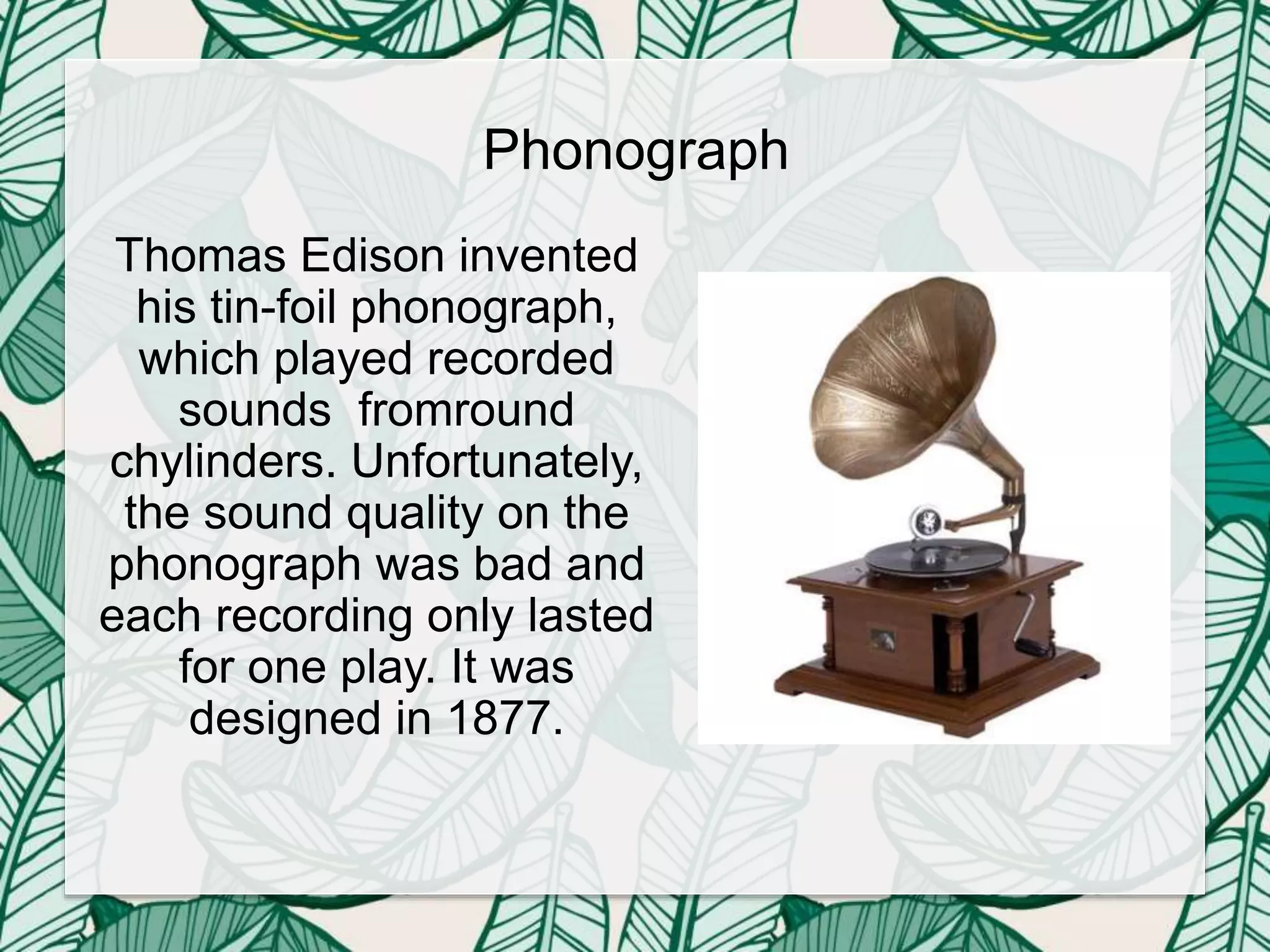 Year 2 history of music players | PPTX