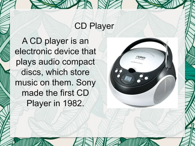 Year 2 history of music players | PPTX | Music | Entertainment