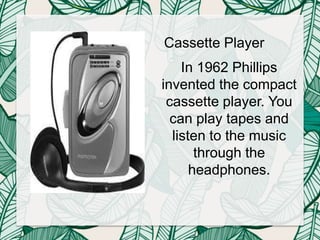 Year 2 history of music players | PPTX