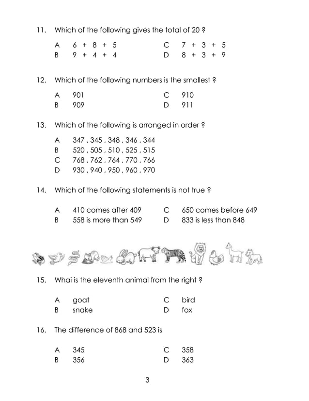 MID YEAR EXAMINATION MATHEMATICS YEAR 2 | DOCX | Education