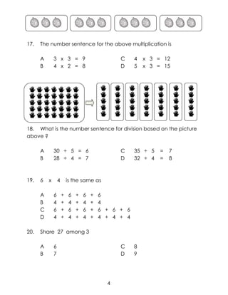 MID YEAR EXAMINATION MATHEMATICS YEAR 2 | DOCX