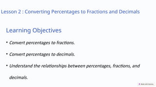 year 2 unit 2 mathematics on percentages | PPTX