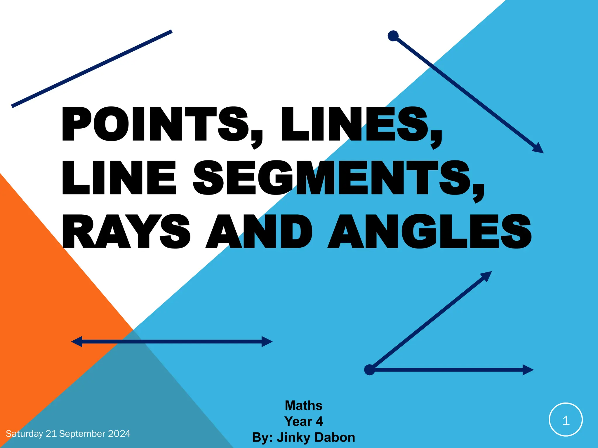 Year 4-Points, Lines, Line Segments, Rays and Angles.pptx