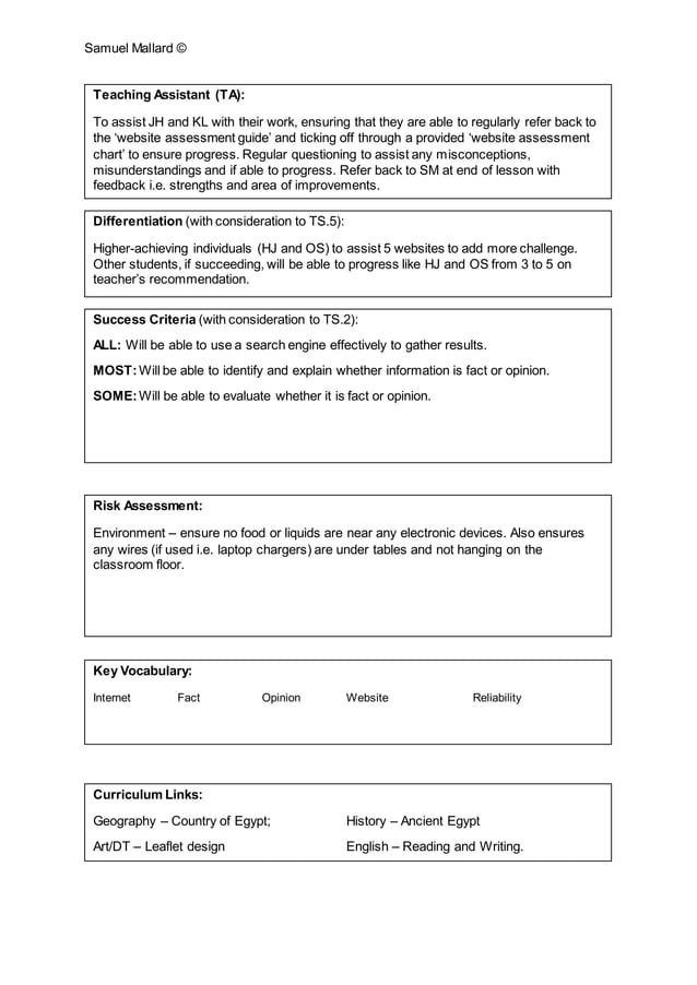 Year 6 lesson plan - digital information | PDF