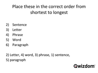 Year 5 Literacy | PPT