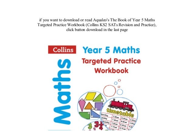 PDF Book Year 5 Maths Targeted Practice Workbook (Collins KS2 SATs ...