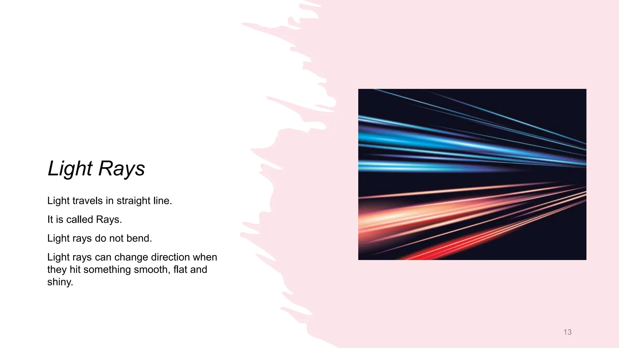 Travelling Light Year 5 presentation Science | PPT