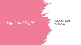 Travelling Light Year 5 presentation Science | PPT