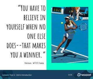 Year 6 unit 6 introduction | PPT