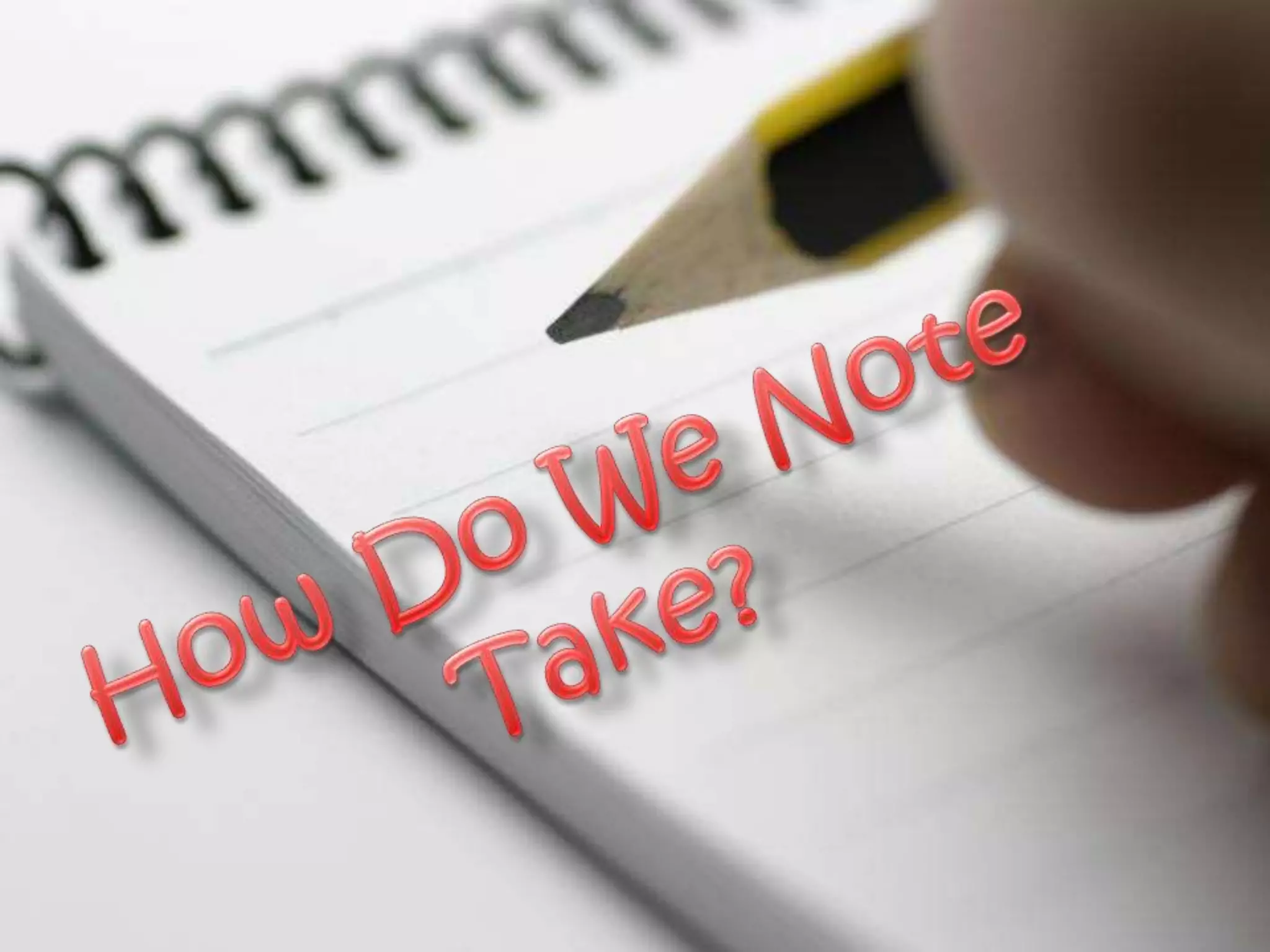 Year 6 note taking presentation | PPT