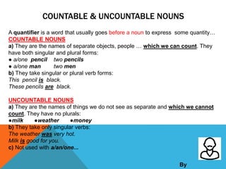 QUANTIFIERS ENGLISH | PPT