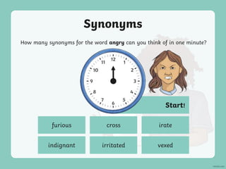 Year 6 Synonyms And Antonyms Warm Up Powerpoint.ppt