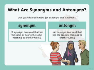 Year 6 Synonyms And Antonyms Warm Up Powerpoint.ppt