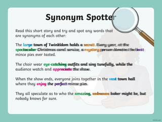 Year 6 Synonyms And Antonyms Warm Up Powerpoint.ppt