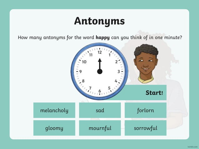 Year 6 Synonyms And Antonyms Warm Up Powerpoint.ppt