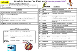KS3 Homework - Year 7 knowledge Organisers | PPTX