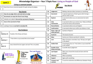 KS3 Homework - Year 7 knowledge Organisers | PPTX