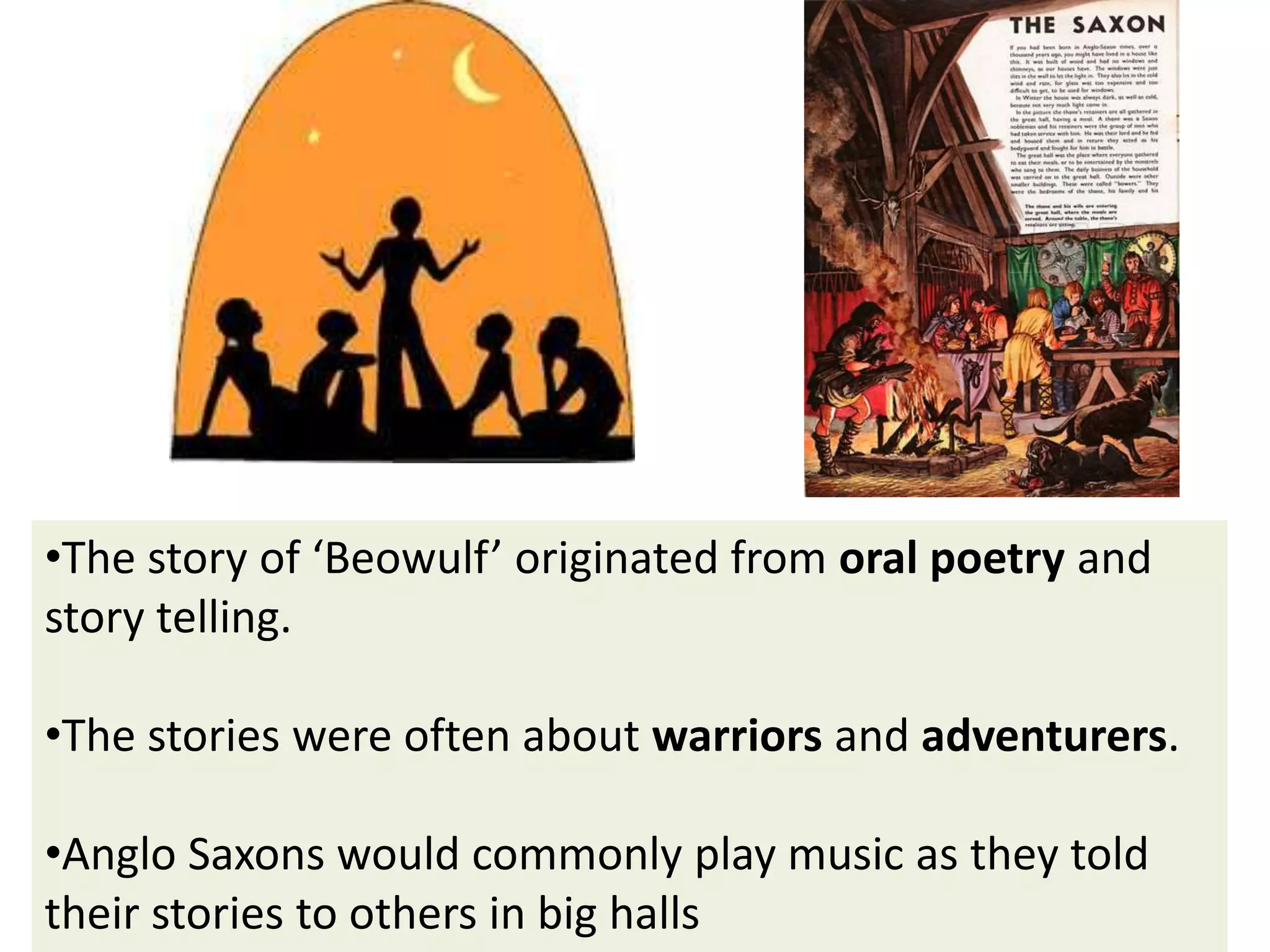 Year 7 Beowulf - How to tell a story | PPTX
