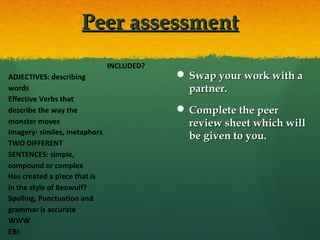 Year 7 beowulf - lesson 4 | PPT