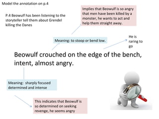 Year 7 - Beowulf - Storyboarding and analysis | PPT