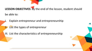 YEAR 7 BUSINESS STUDIES (ENTREPRENEURSHIP) WEEK 5.pptx