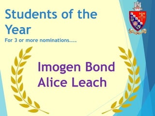 Year 7 celebration assembly | PPTX