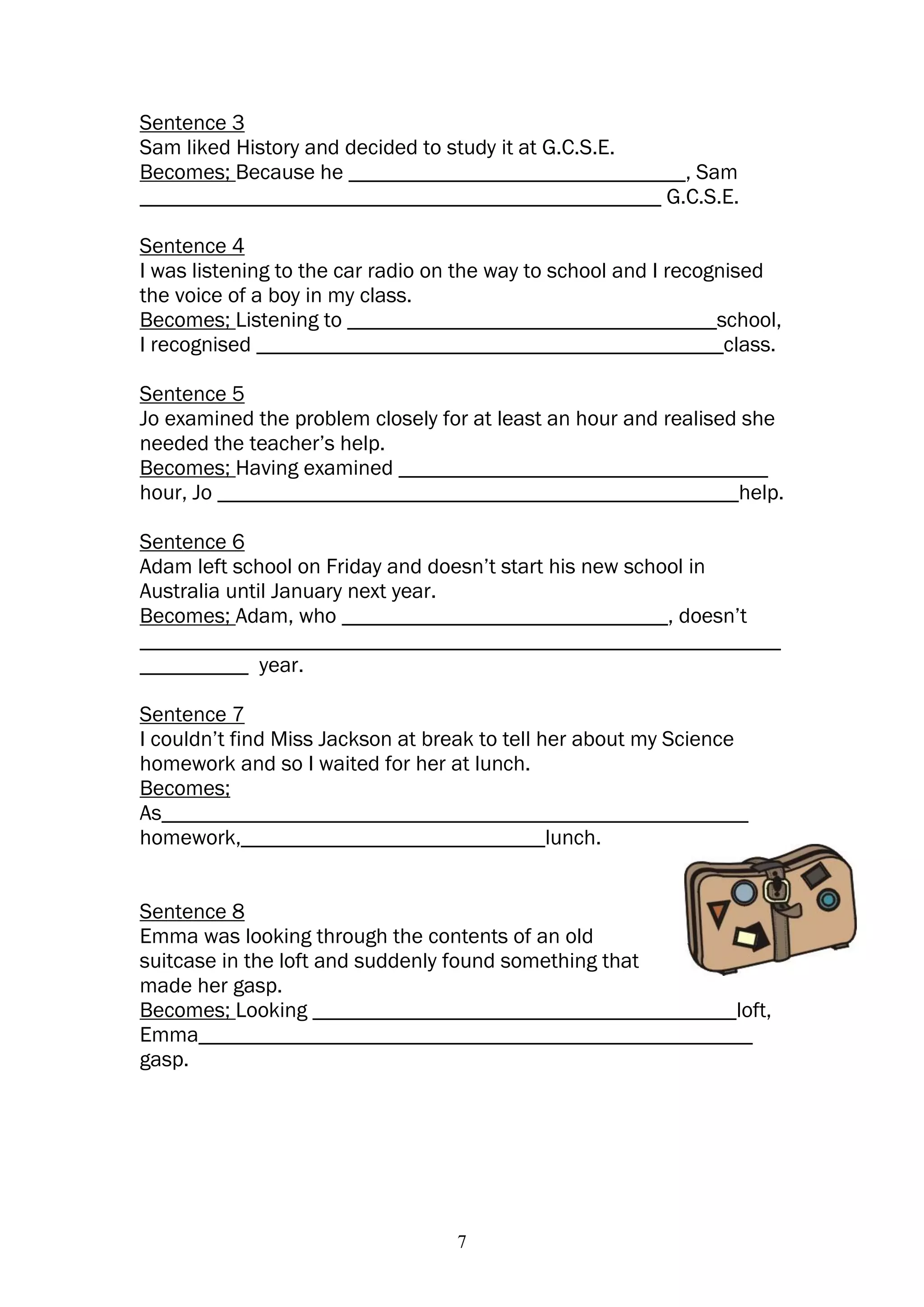 Year 7 Homework Booklet 3 | PDF