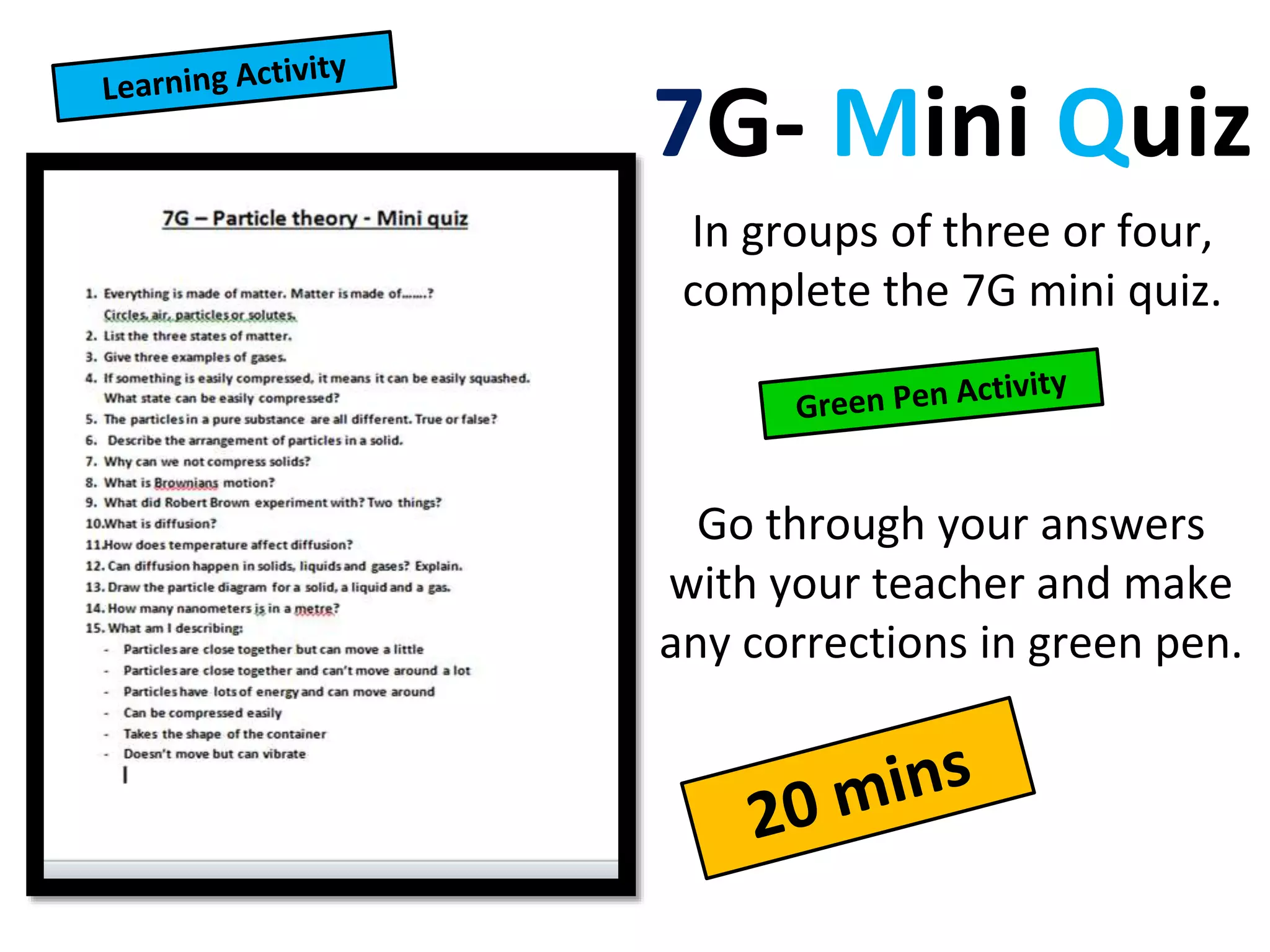 Year 7 Science Revision Pack C1.pptx