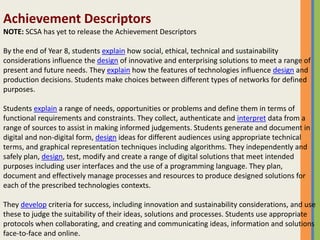 Design and Technologies: Year 8 | PPTX