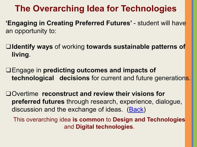 Design and Technologies: Year 8 | PPT