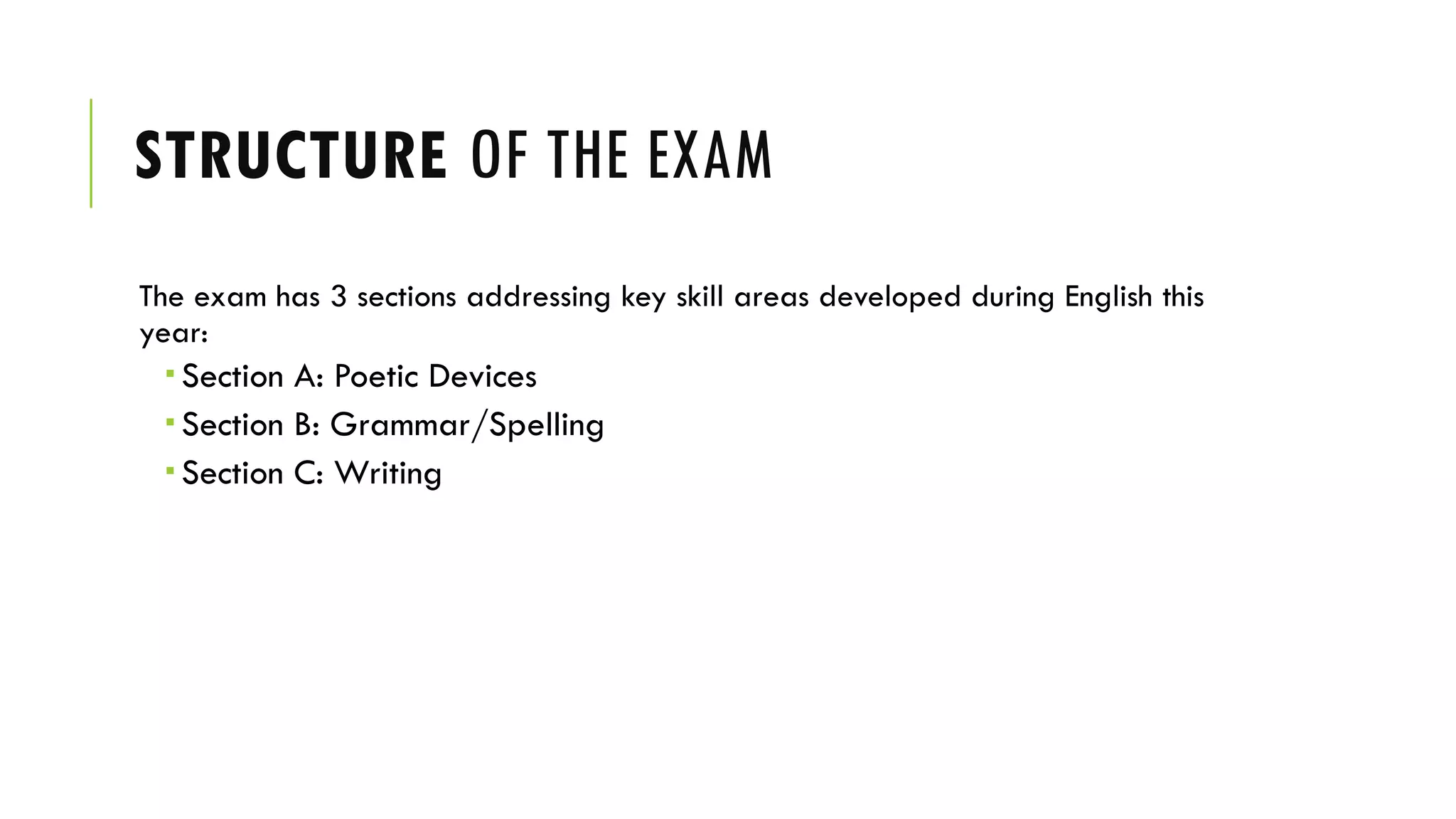 Year 8 english exam 2015 | PDF