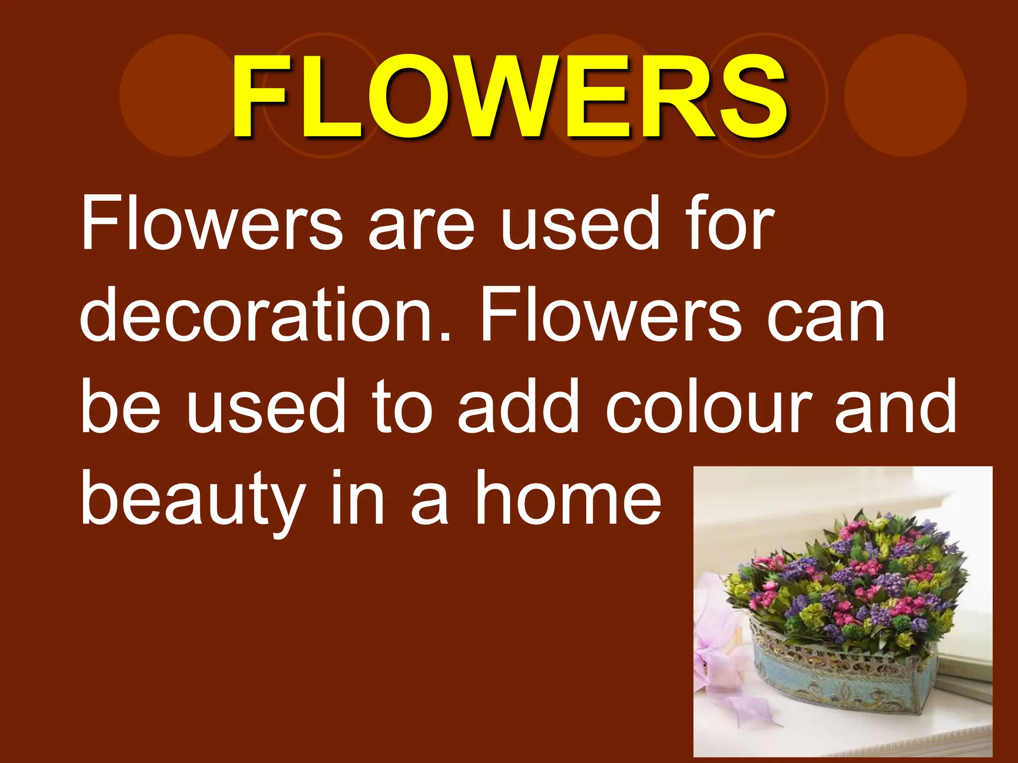 YEAR 8 flower arrangement.ppt home Economics note | PPT