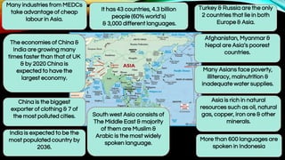 Year 8 geography india and asia | PPTX