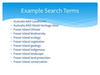 Year 8 geography landscapes and landforms final | PPTX | Databases ...