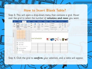 YEAR 8 ICT WEEK 1 CREATING TABLES.pptx
